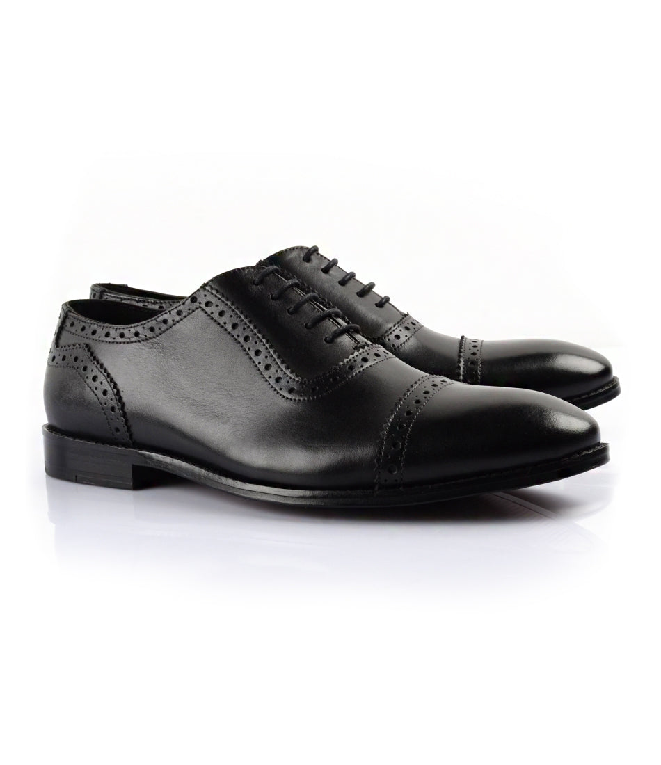 Adelaide Oxfords - Black - Pelle Santino - Best handmade blake stitched ...