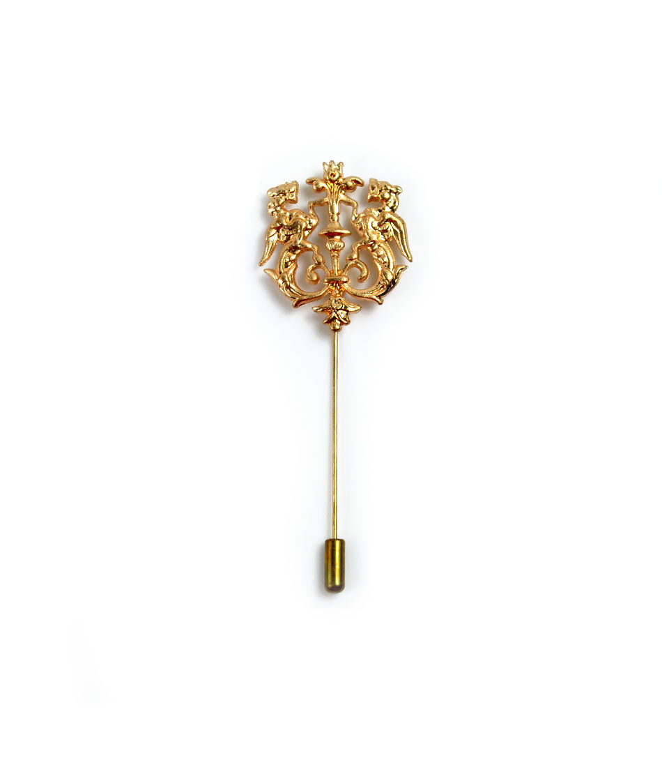 Royal Golden Lapel Pin – The Dapper Man