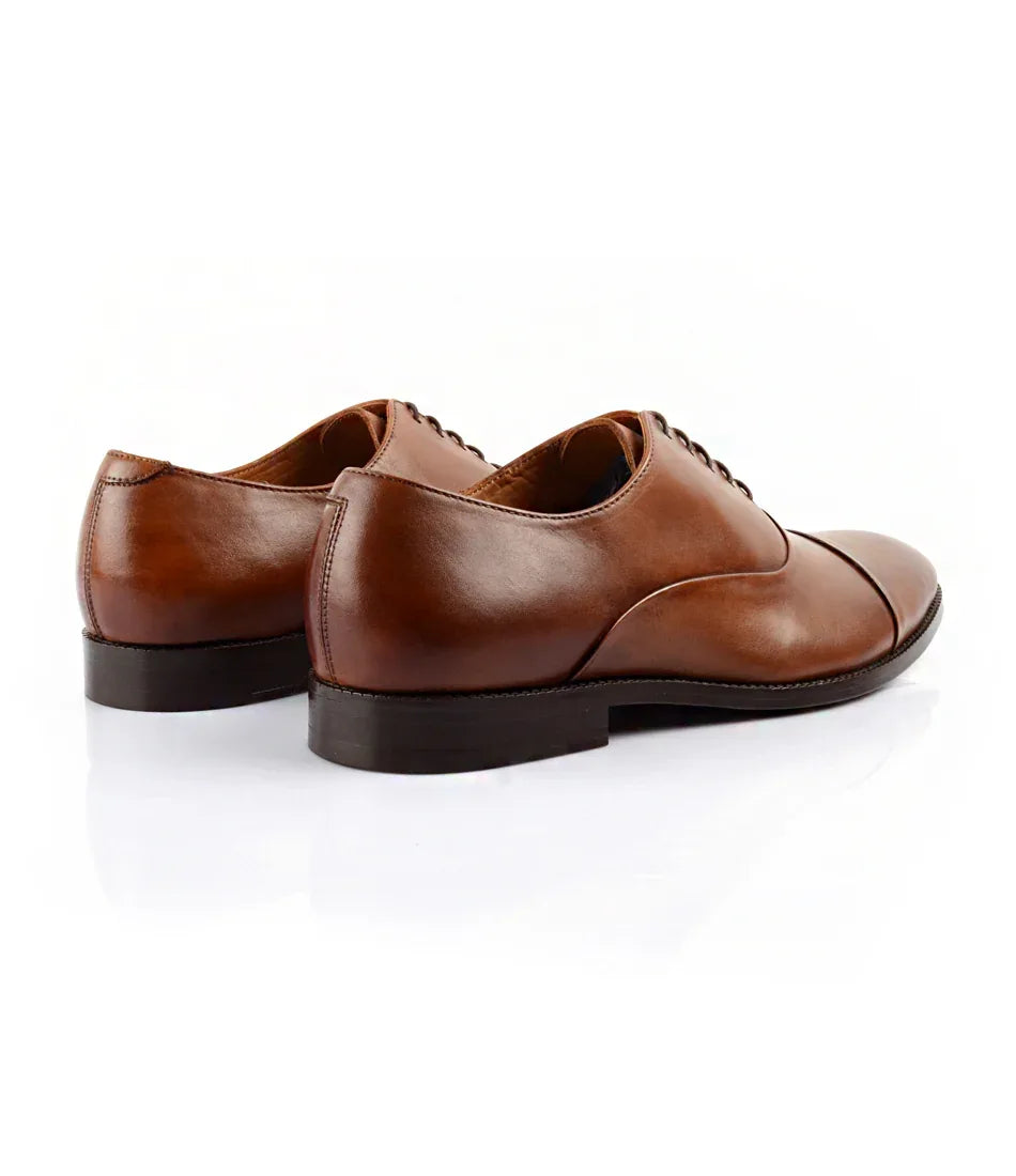 Classic Cap Toe Oxfords - Caramel - Best hand-made leather oxfords in ...